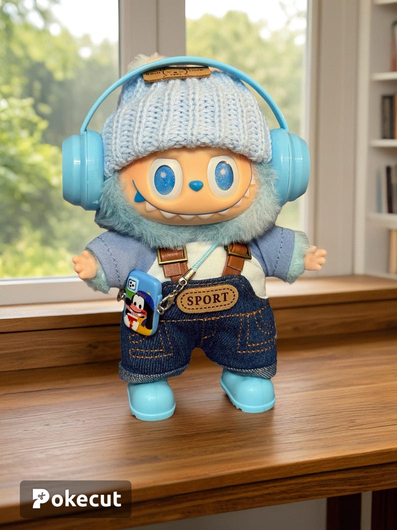 Hope Plush Monster: OOAK Handmade Costume, Card Pouch | Art Toy - Etsy ...