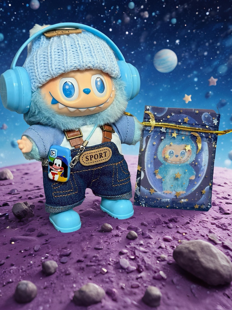 Hope Authentic Plush Monster: OOAK Handmade With Costume | Art Toy ...