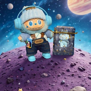 Hope Plush Monster: OOAK Handmade Costume, Card Pouch | Art Toy - Etsy ...