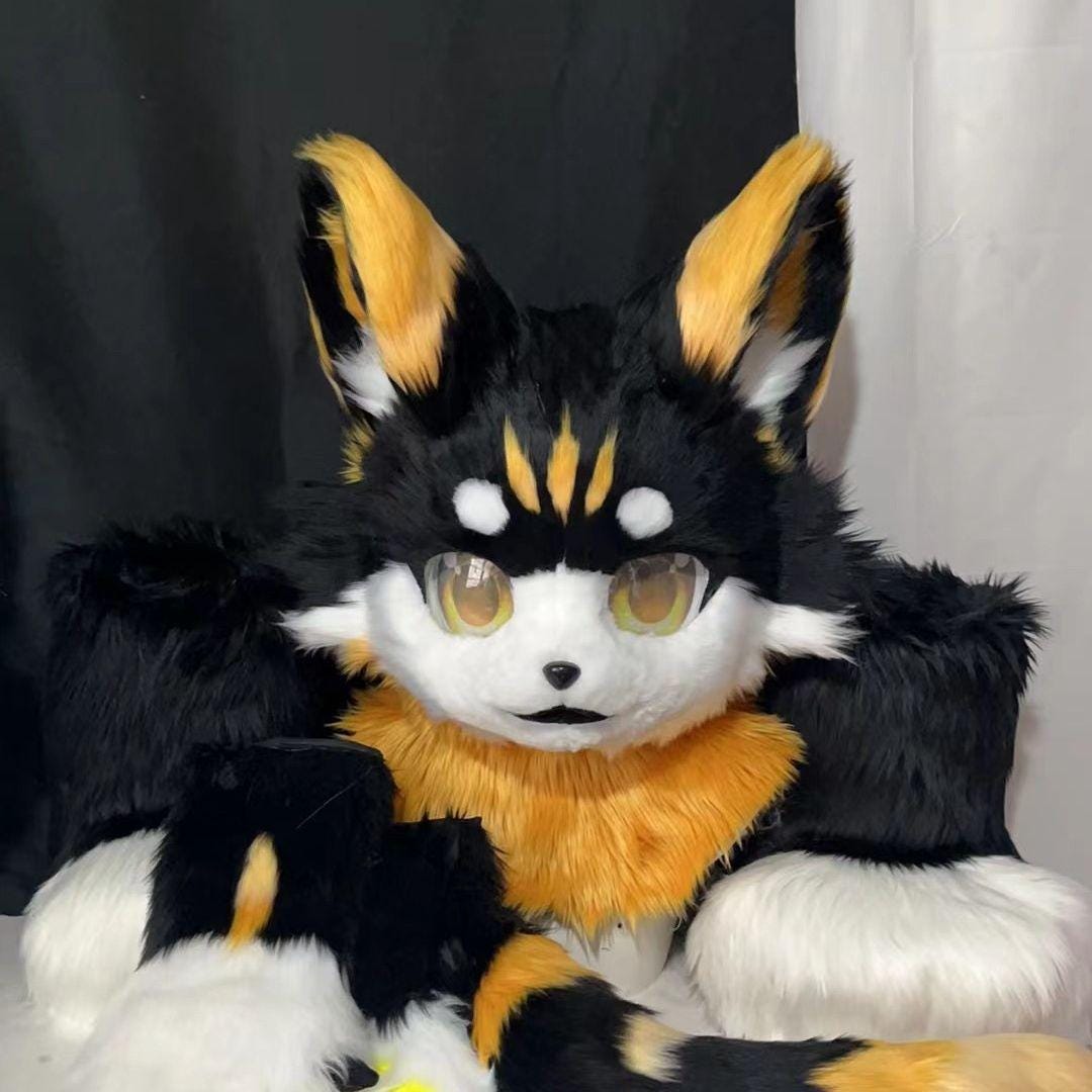Handmade Kemono Fursuit Head – Anime Cosplay Mask, Customizable - Etsy