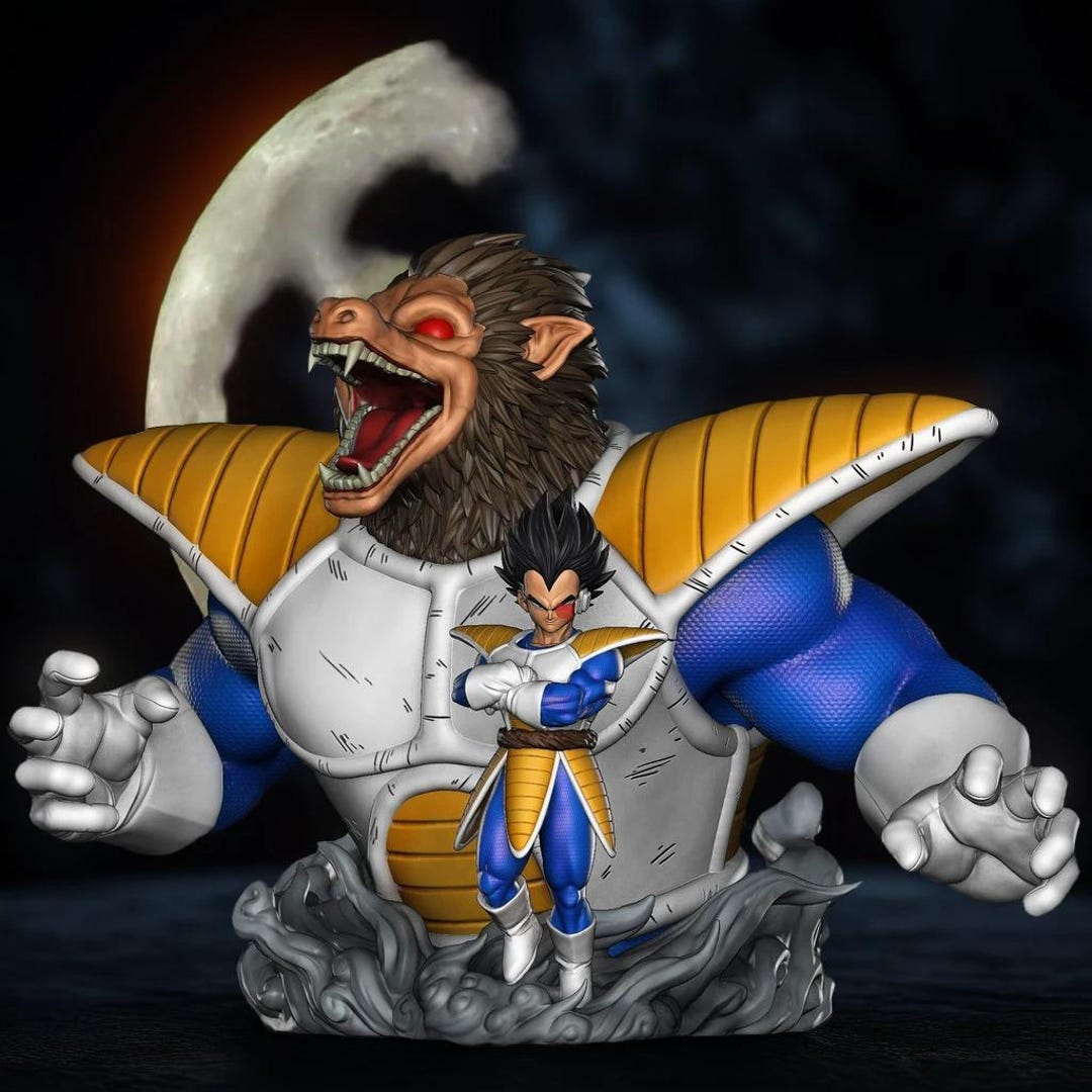 Lunar Titan Rampage STL 3D Print | Cosmic Beast Diorama | Epic Fantasy ...