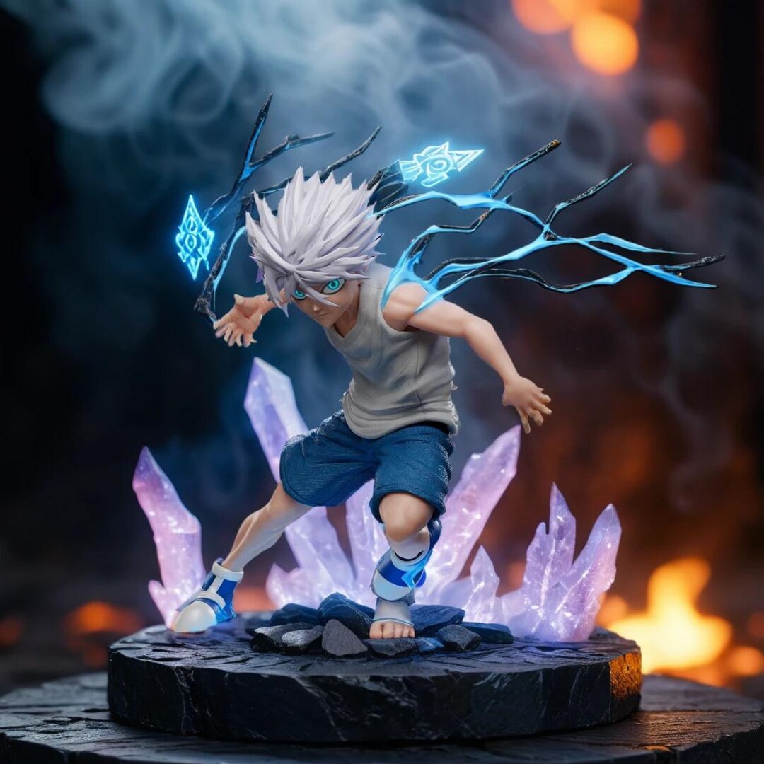 Killua Zoldyck Godspeed Form 3D Print STL Statue – Hunter X Hunter ...