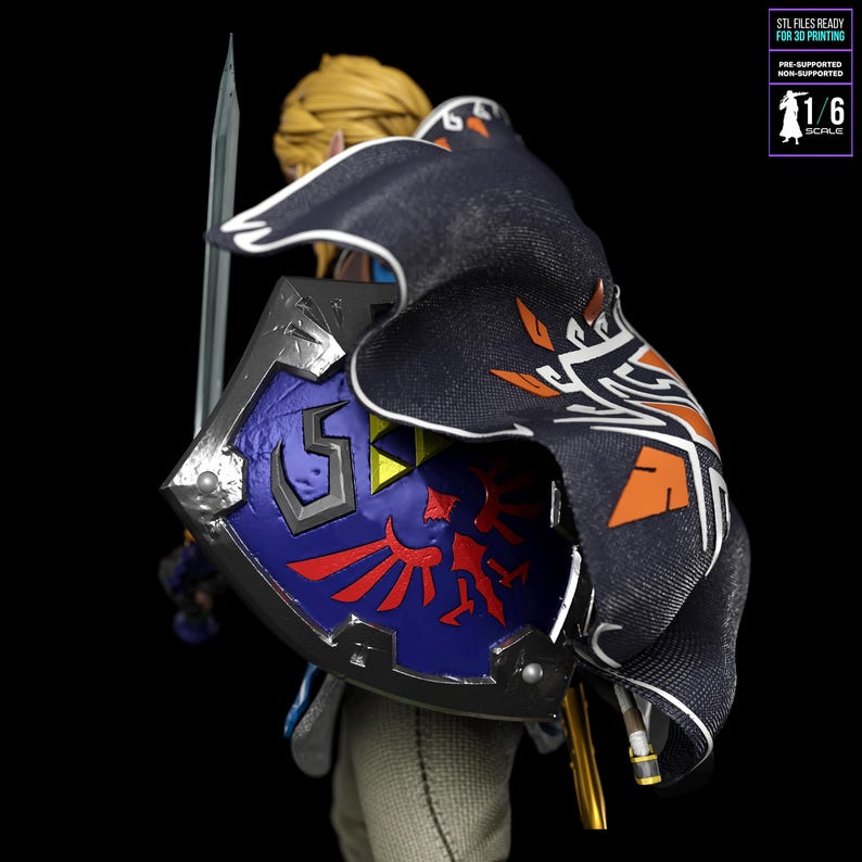 Link STL Statue – Hero of Time, Game 3D Print Model (digital STL File ...