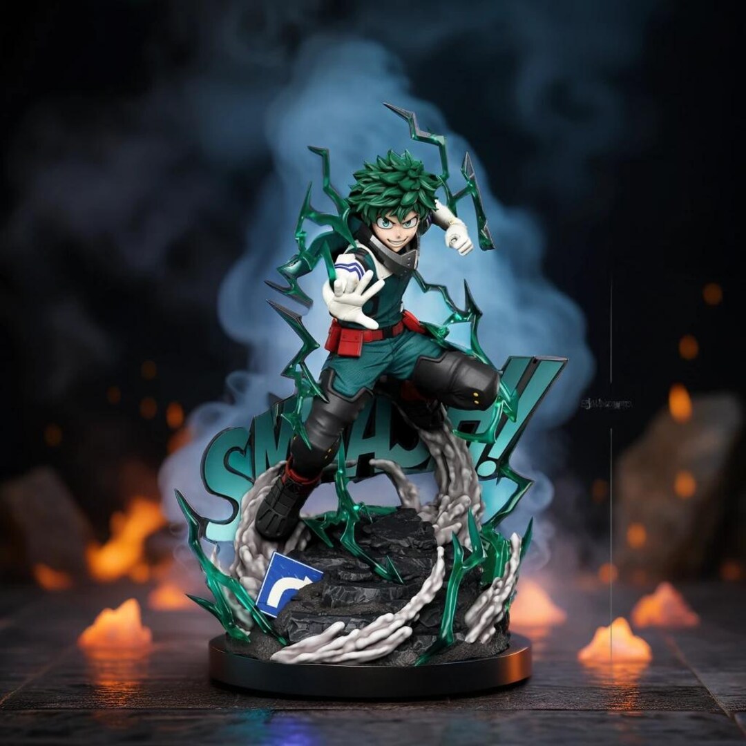 Izuku Midoriya Deku 1/6 Scale STL Statue – My Hero Academia (digital ...