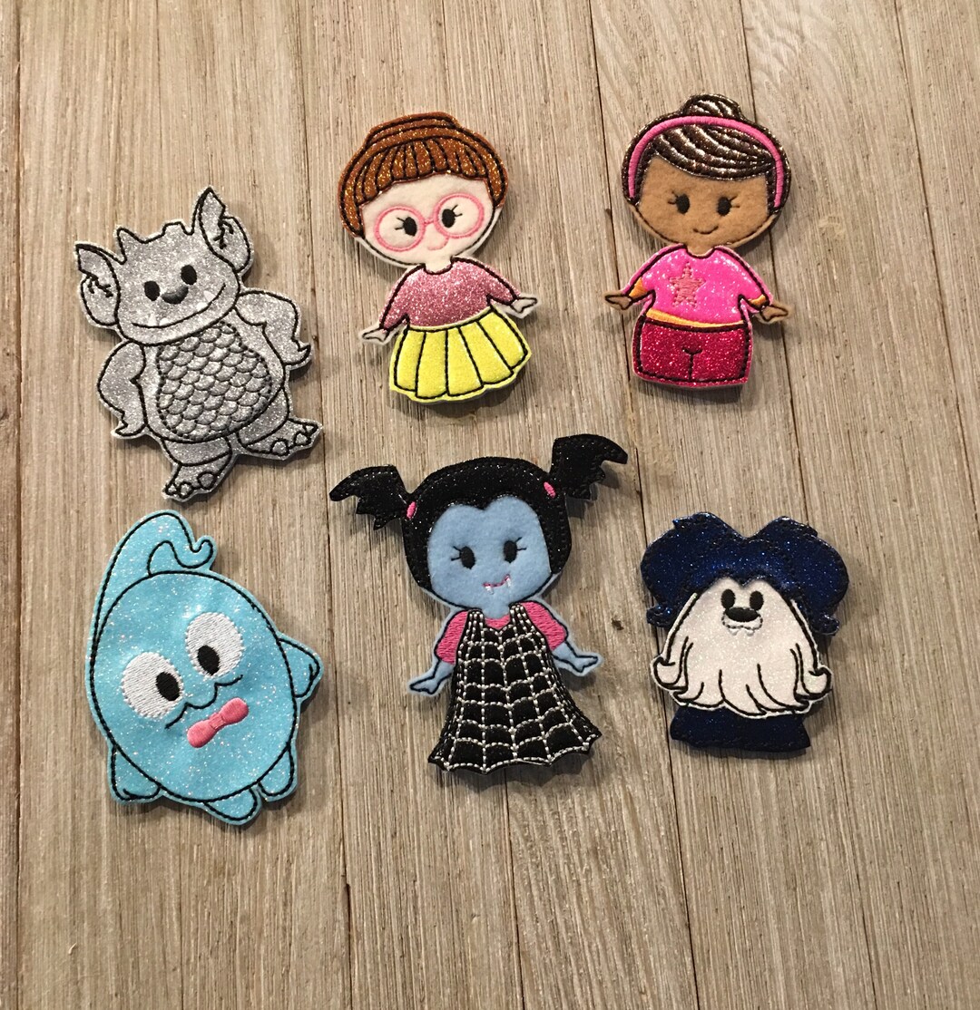 Vampire Friends Finger Puppet Set / Vampirina / Birthday Gift / Quiet ...