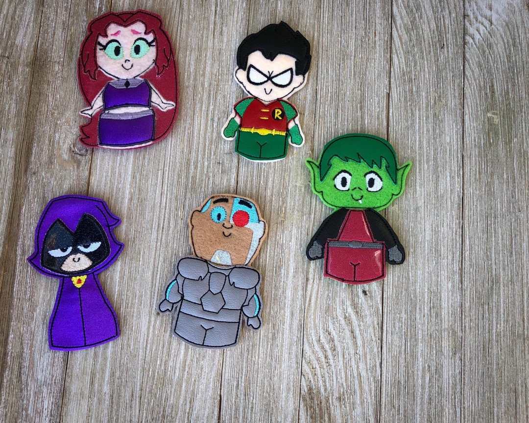Teen Heros Finger Puppets - Etsy