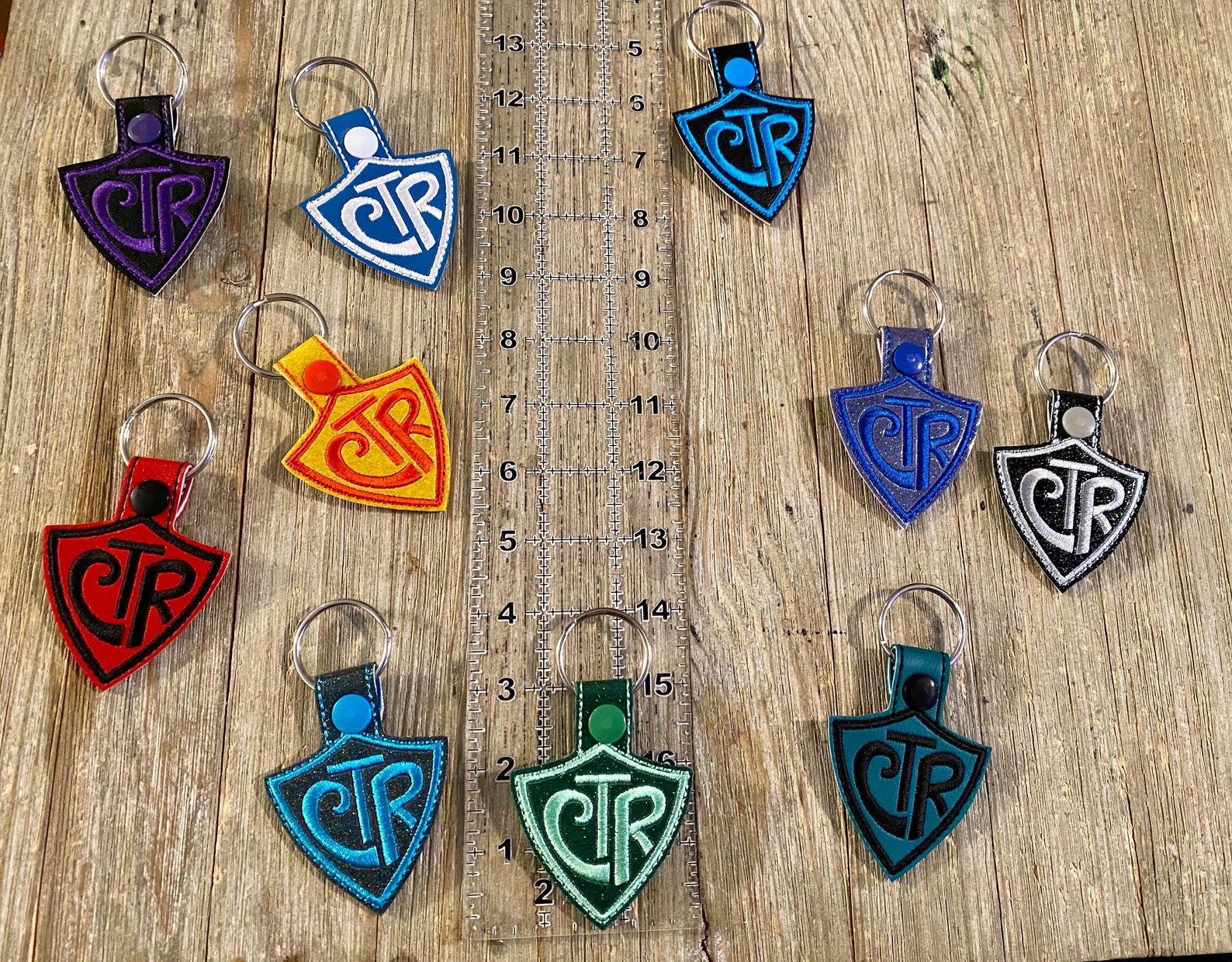 Set of 10 CTR Keyfobs Random Mix of Colorsrtsperfect - Etsy