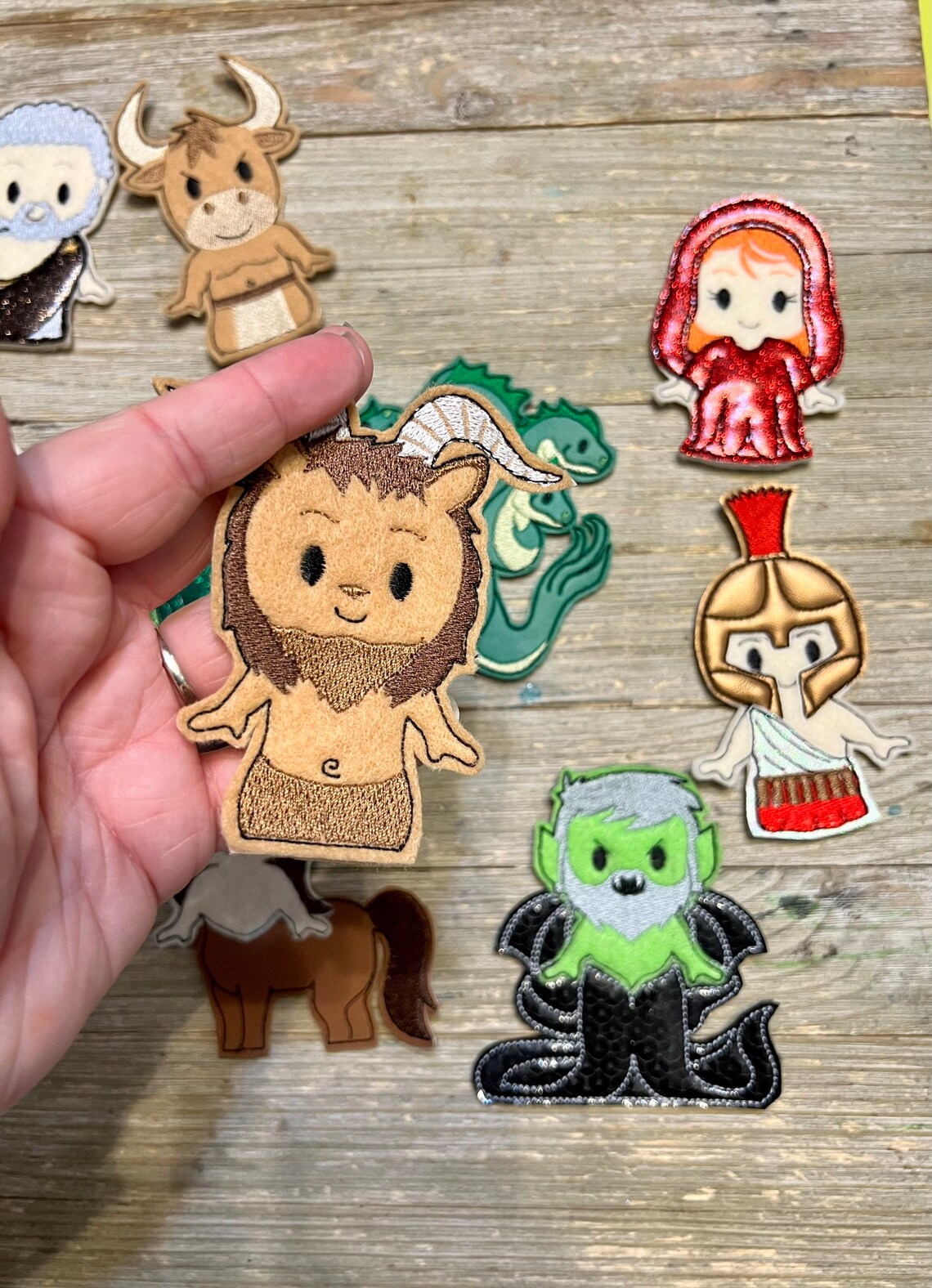 Greek Mythology Finger Puppet Set Part 3 - Etsy