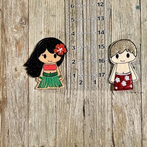 Hawaiian Finger Puppet Set Tropical Friends Finger Puppet Set - Etsy