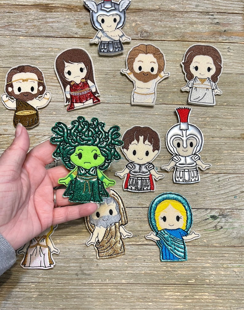 Greek Mythology Finger Puppet Set Part 2 - Etsy