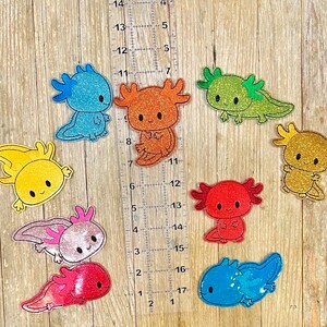 Axolotl Finger Puppet Set, Sparkly Axolotl Friends - Etsy