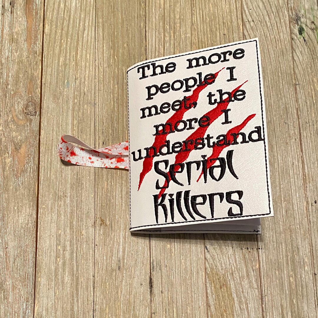 Serial Killers Notebook Cover, Funny Gifts, Humorous Notebook Cover ...