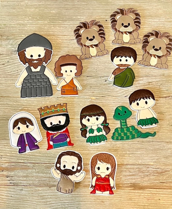 Old Testament Finger Puppet Set. Includes Ester and the King - Etsy