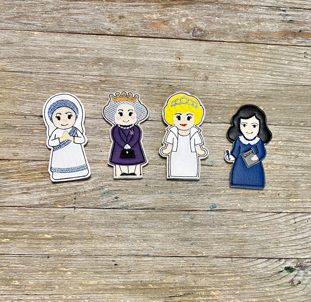 Influential Women Finger Puppets, Amazing Women Finger Puppets, Pretend ...