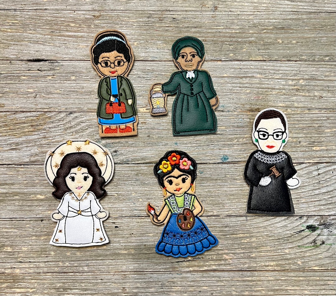 Influential Women Finger Puppets, Amazing Women Finger Puppets, Pretend ...