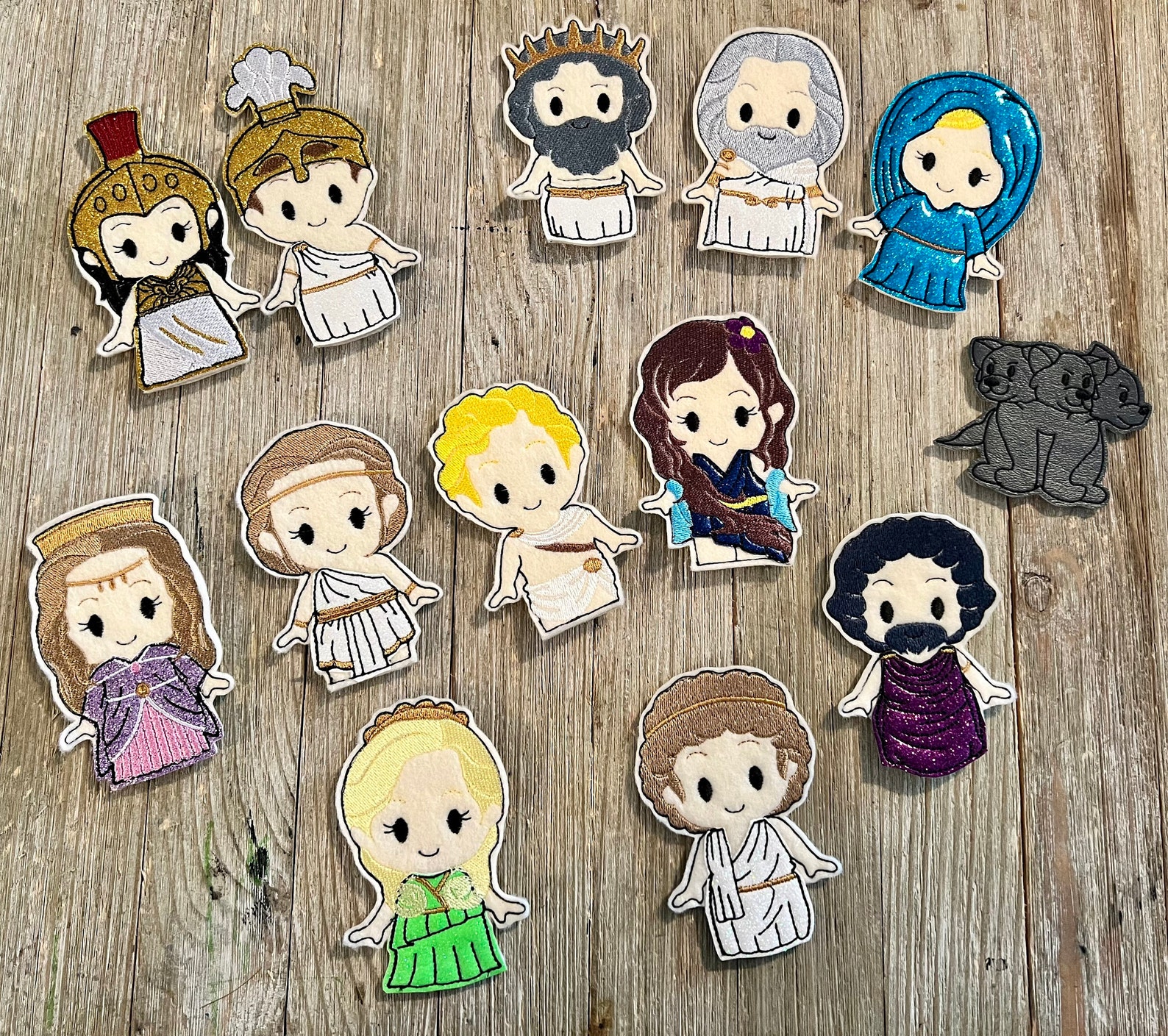 Greek Mythology Finger Puppet Set. Set 1 - Etsy