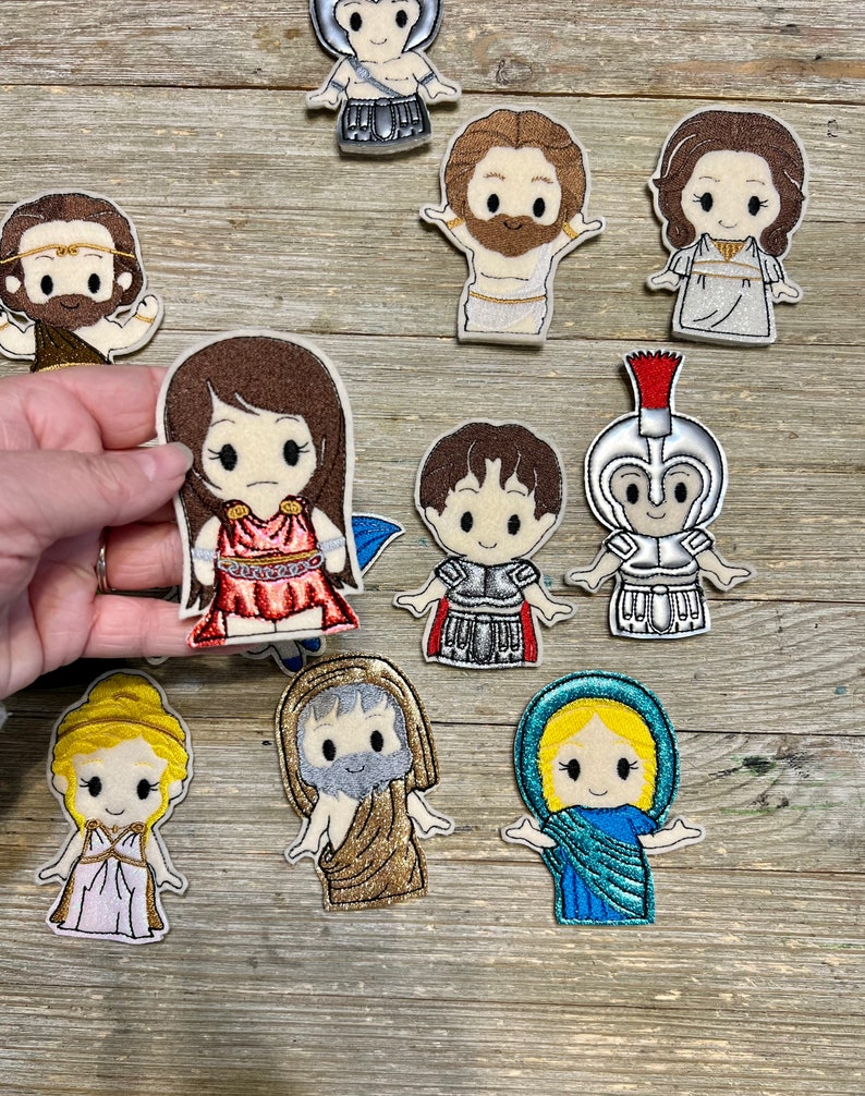 Greek Mythology Finger Puppet Set Part 2 - Etsy