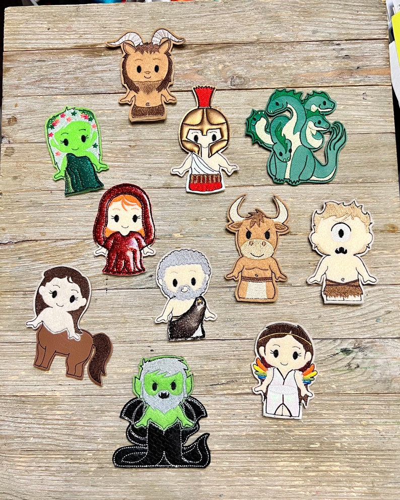 Greek Mythology Finger Puppet Set Part 3 - Etsy
