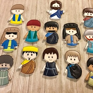 Bible Story Finger Puppet Bundle. Jesus and Disciples, David and ...