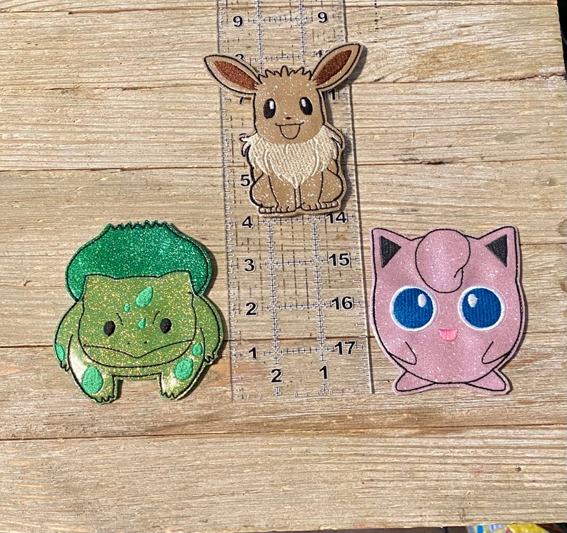 Pokemon Inspired Sparkly Finger Puppets - Etsy