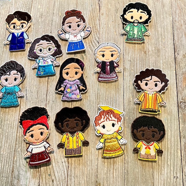 Family Finger Puppets Set - Etsy