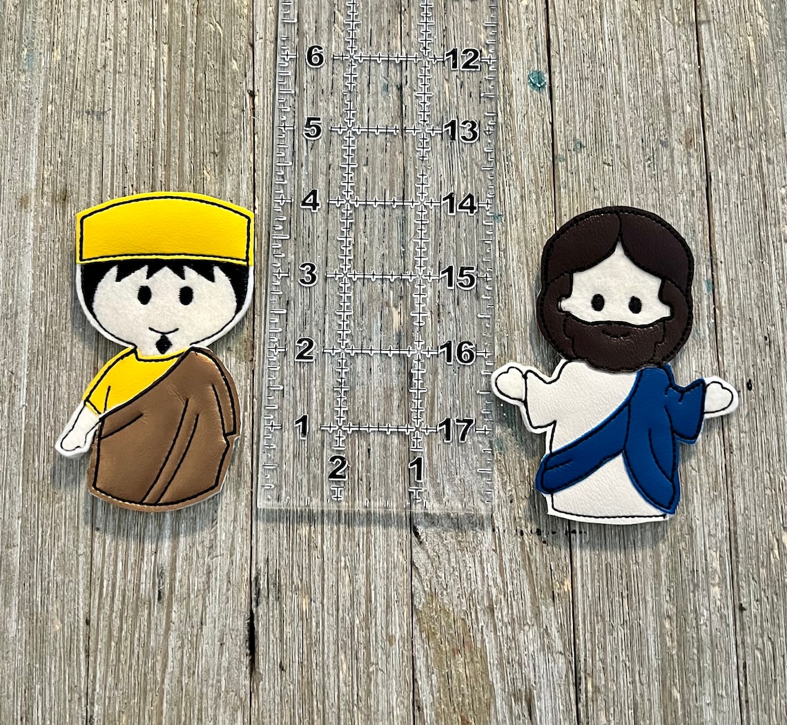 Bible Story Finger Puppet Bundle. Jesus and Disciples David | Etsy