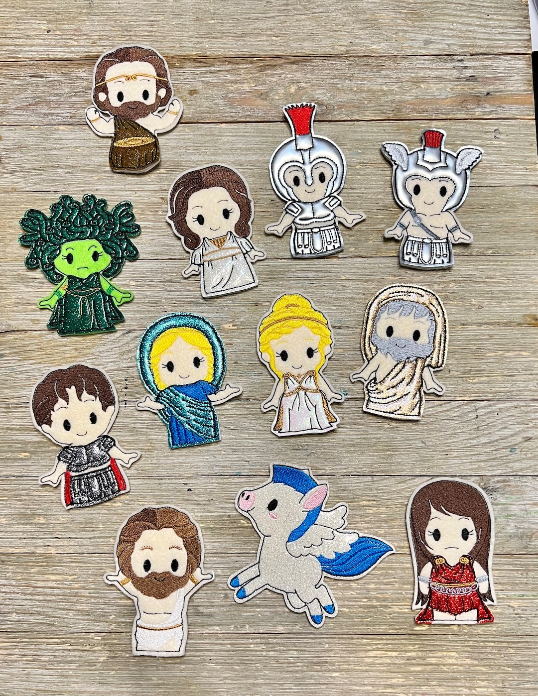 Greek Mythology Finger Puppet Set Part 2 - Etsy