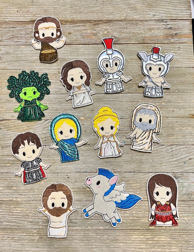 Greek Mythology Finger Puppet Set Part 2 - Etsy