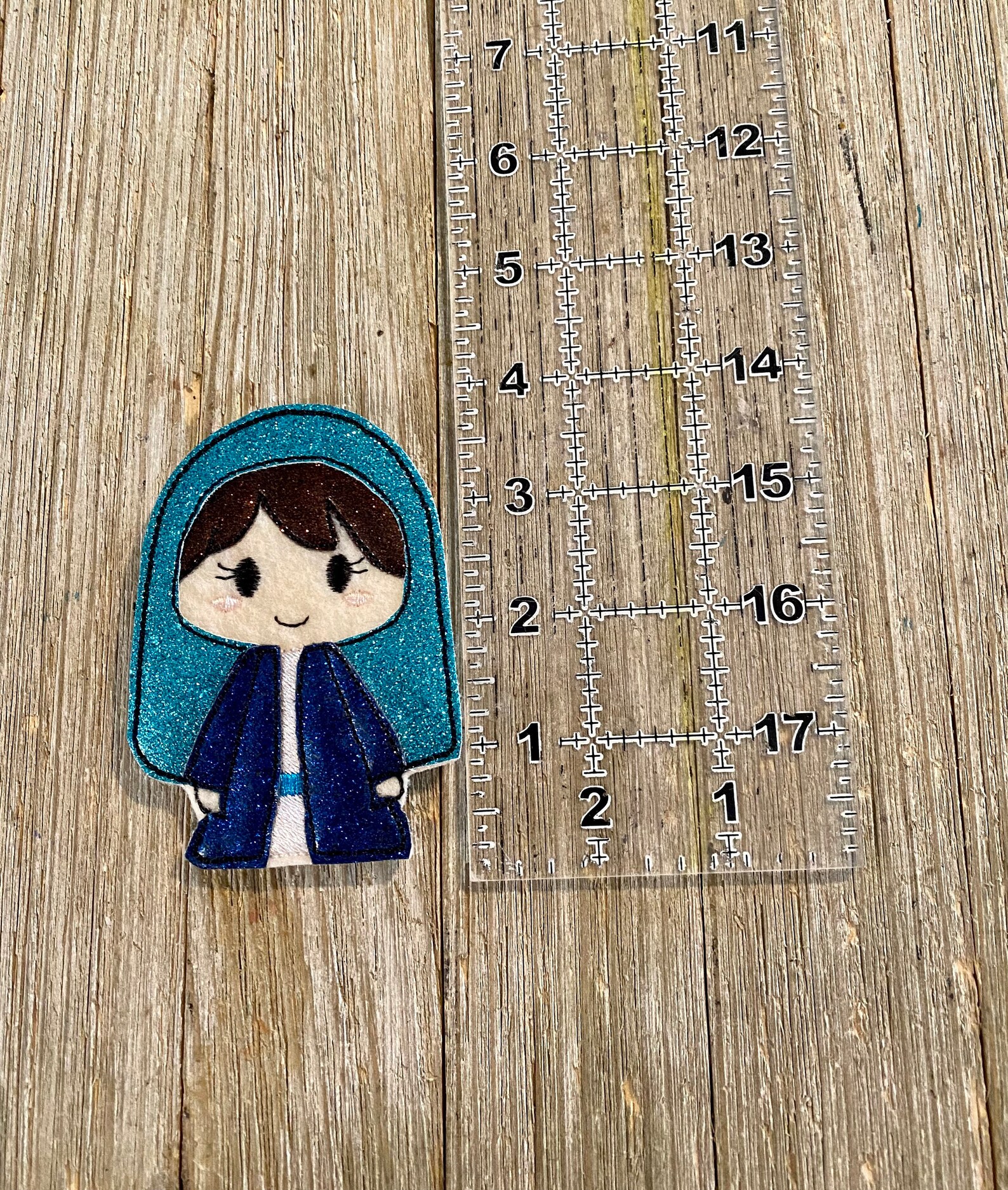 Sparkly Nativity Finger Puppet Set Darker Complexions - Etsy