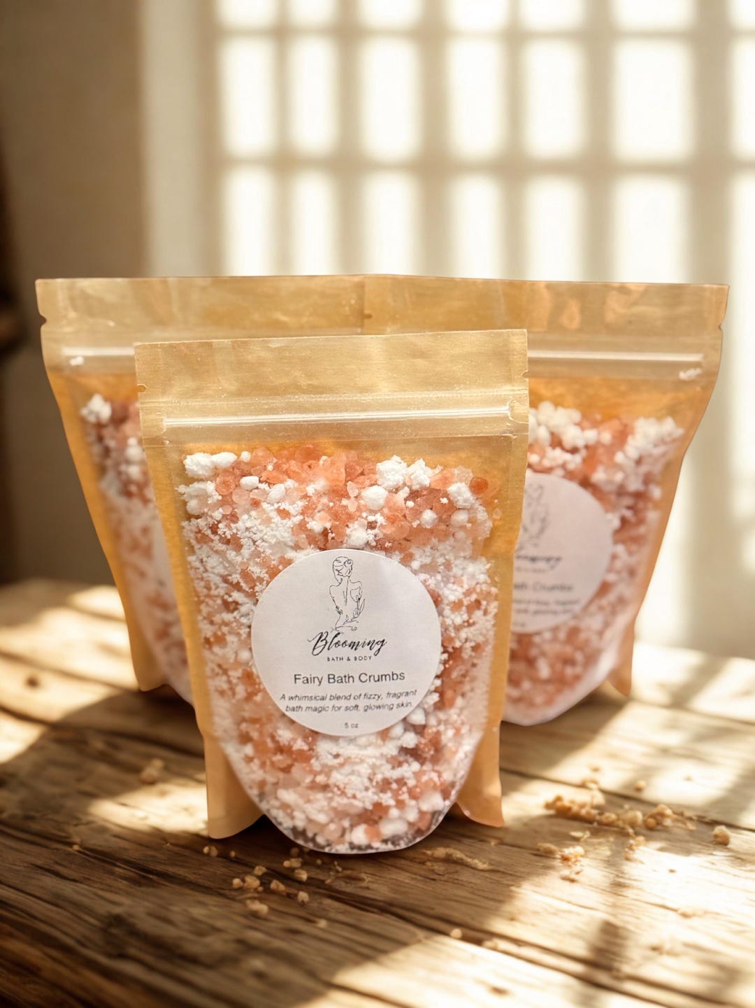Handmade Sea Salt & Lily Bath Crumbs – Mineral Bath Soak - Etsy