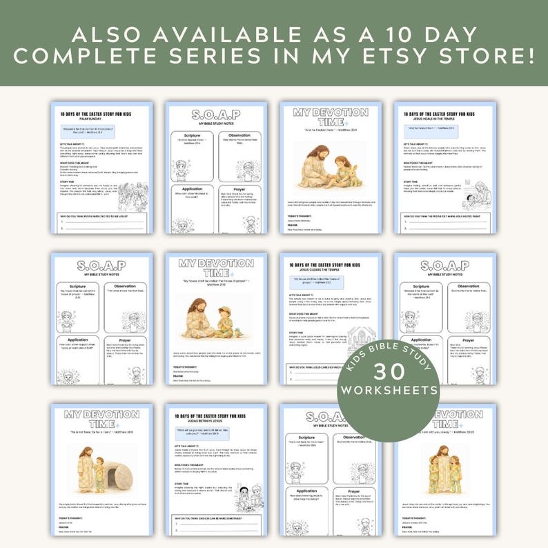 Kids Bible Study Worksheet | Jesus Crucified, Good Friday Lesson ...
