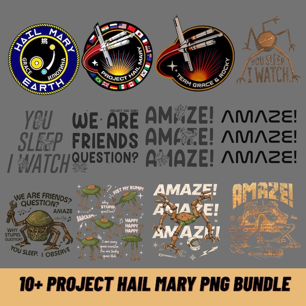 Project Hail Mary Logo - Etsy