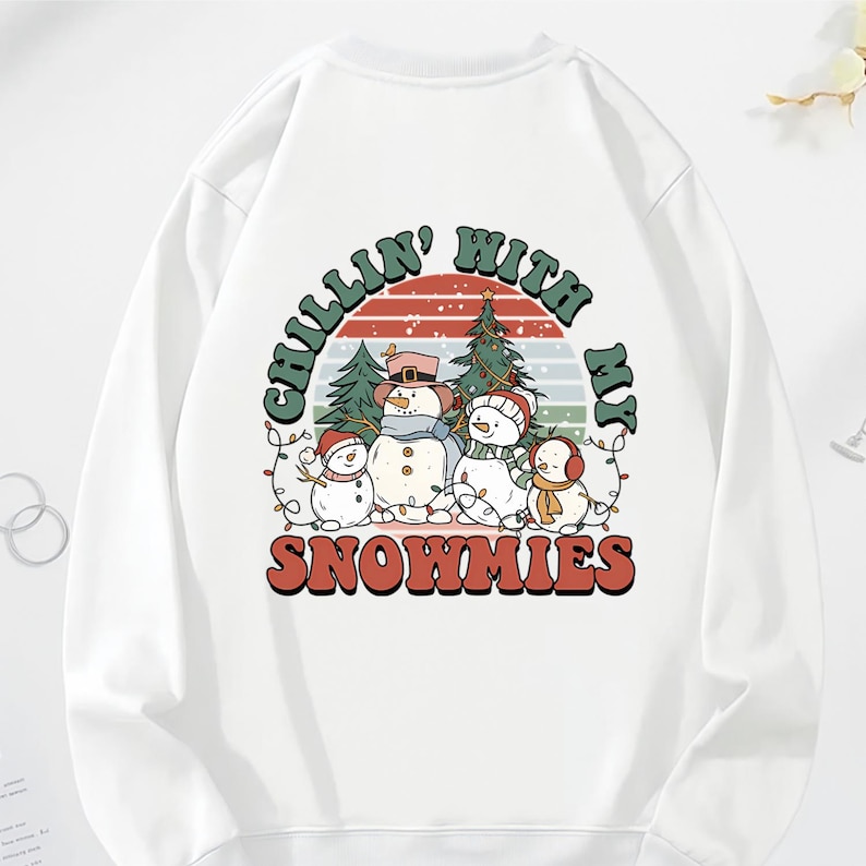 Chillin With My Snowmies PNG Bundle, Snowman Christmas Png, Winter ...