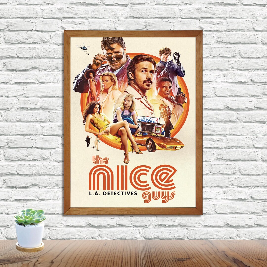 The Nice Guys Movie Poster, Vintage Retro Wall Art Print - Etsy