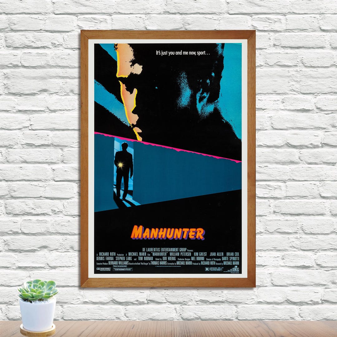 Manhunter Movie Poster, Vintage Retro Canvas Print - Etsy