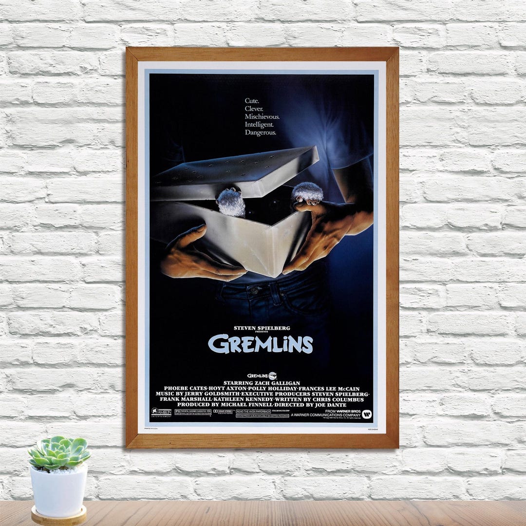 Gremlins Classic Movie Poster,vintage Retro Print,wall Art Print,home ...