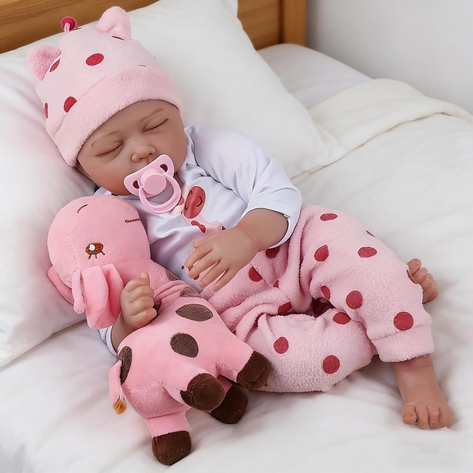 16/21 Inches Lifelike Reborn Fabric Baby Body – Realistic Baby ...