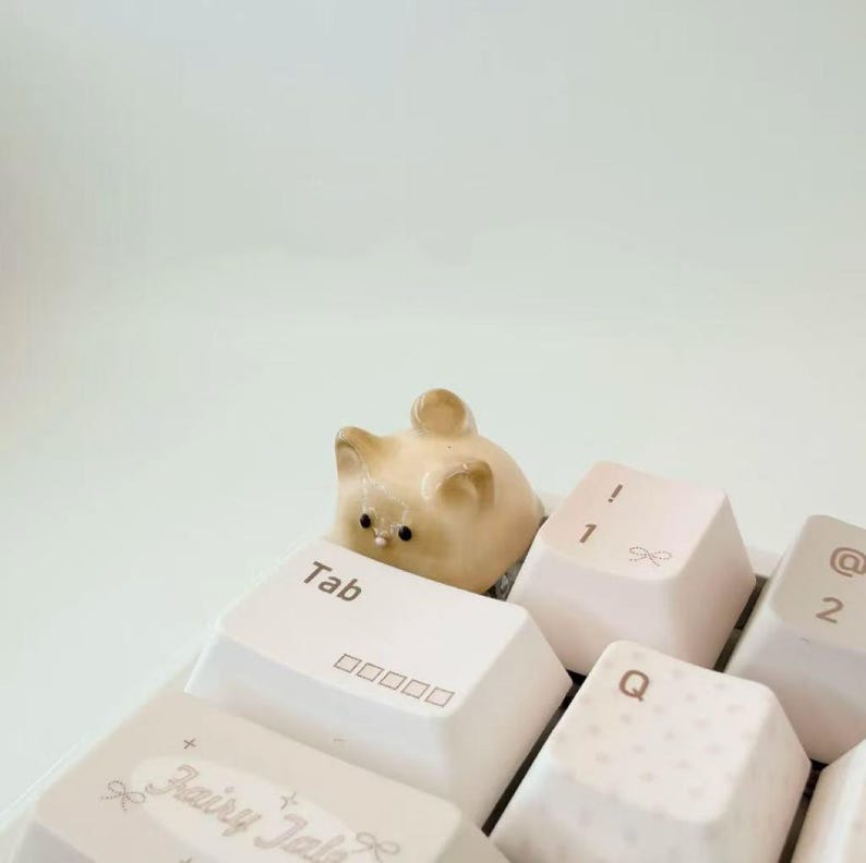 3D Cat Keycap: Cartoon Resin Mechanical Keyboard Key - Etsy