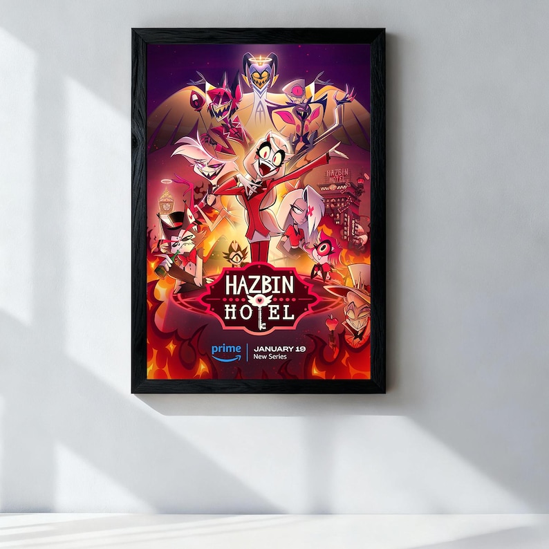 Hazbin Hotel Movie Poster,vintage Poster,print Poster,wall Decor Print ...