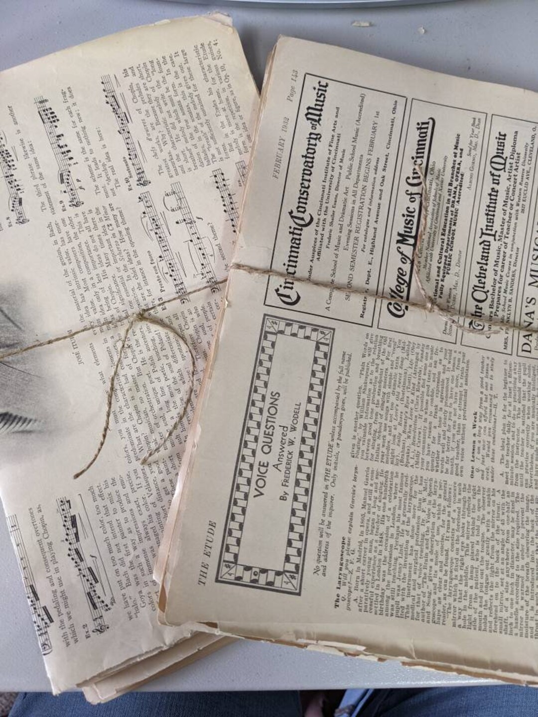 1930s Etude Magazine Ephemera: Music-themed Paper for Journals - Etsy