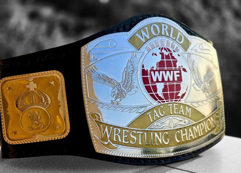 World Tag Team Wrestling Champion Belt by Apex Global Mart - Etsy