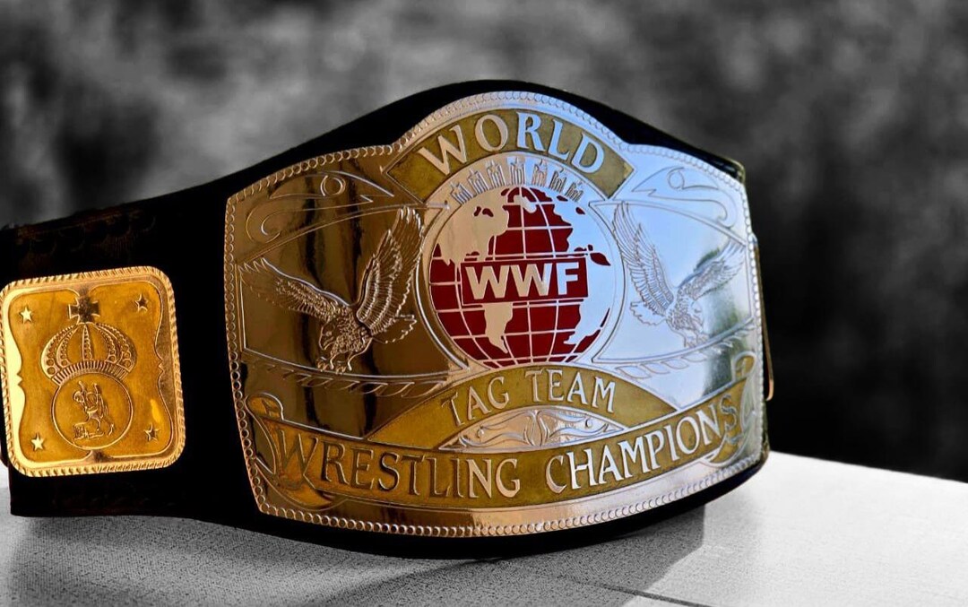 World Tag Team Wrestling Champion Belt by Apex Global Mart - Etsy