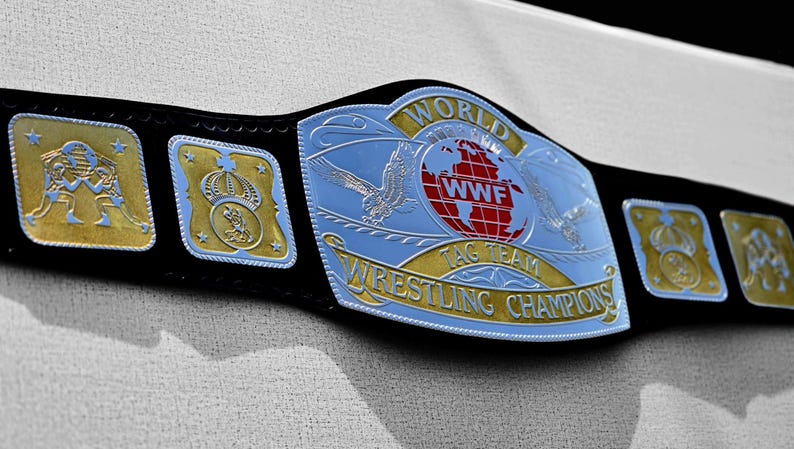 World Tag Team Wrestling Champion Belt by Apex Global Mart - Etsy