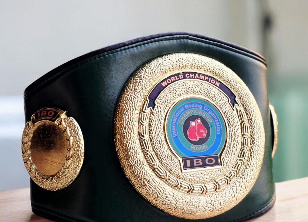 IBO BOXING Championship Belt by Apex Global Mart - Etsy