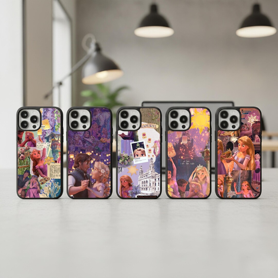 Rapunzel Collage Rubber Phone Case for Iphone, Samsung - Etsy