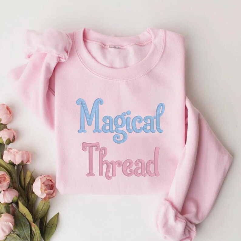 Magical Thread Embroidery Font, Scroll Font, Baby Embroidery Font, Boys ...