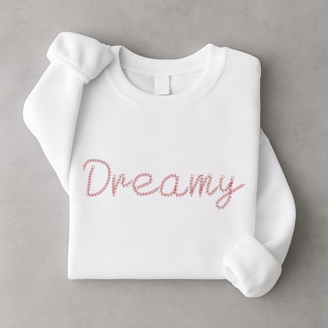 Chain Stitch Font Cursive Machine Embroidery Font, 6 Sizes Instant ...