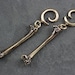 Femur Bone Ear Weights Bronze Raven Femur Gauged Earrings - Etsy