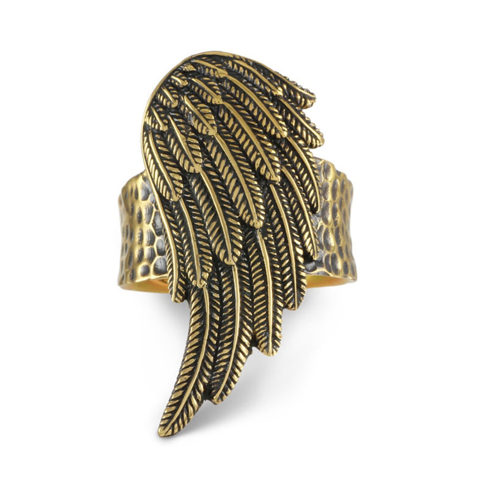 Angel Wing Ring - Bronze Wing Ring - Etsy