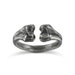 Femur Bone Ring - Antique Silver Femur Bone Ring - Etsy